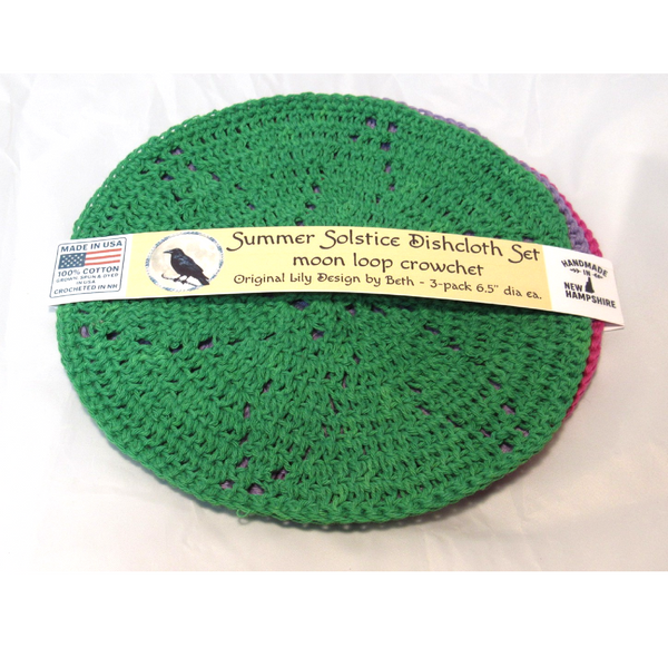 Dishcloth Set 3-pack | Summer Solstice Set – Creative Community Market ...